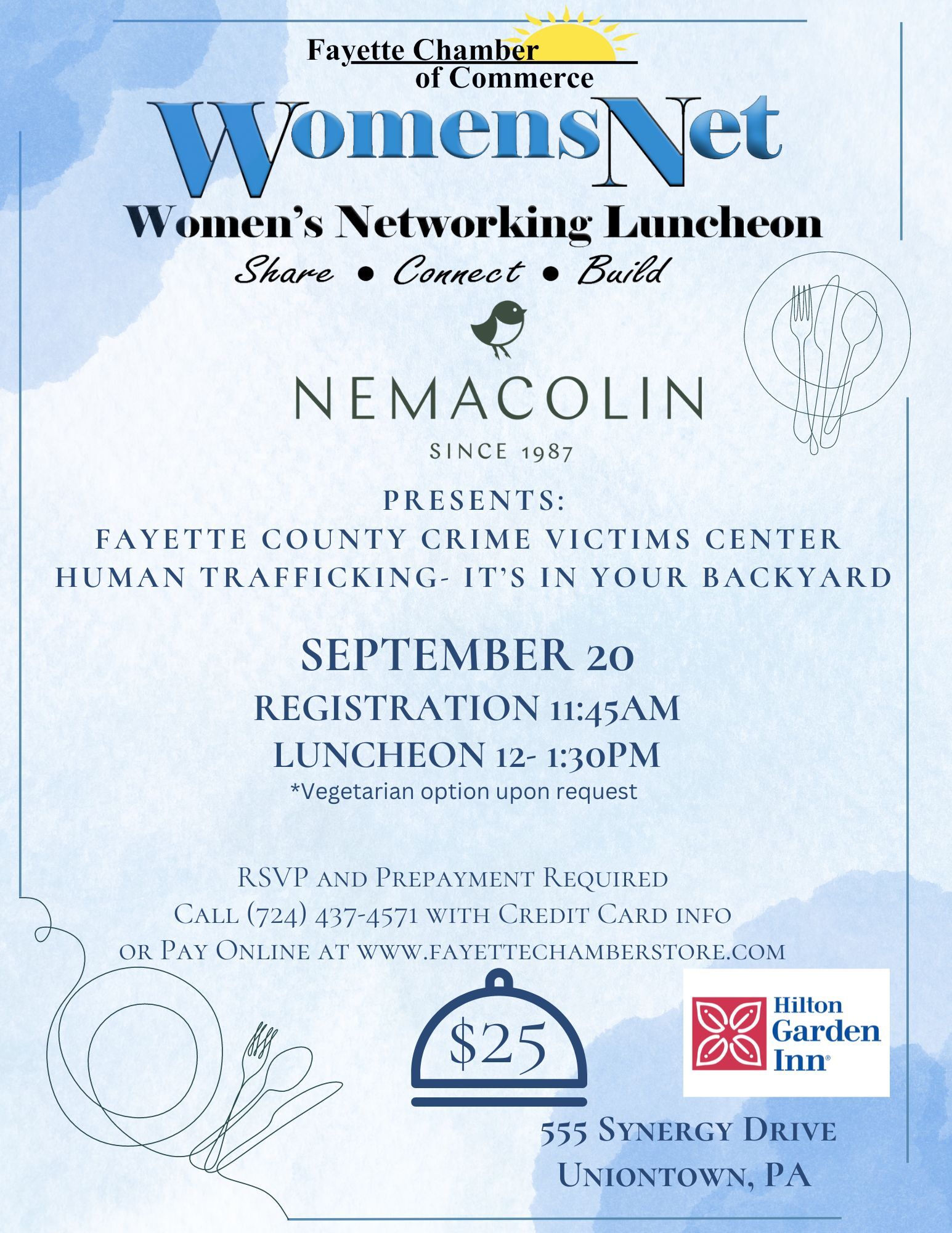 Women's Networking Luncheon | Fayette Chamber of Commerce